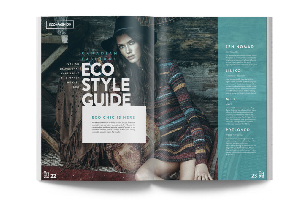 Seek Eco: An Eco-Friendly Magazine Concept